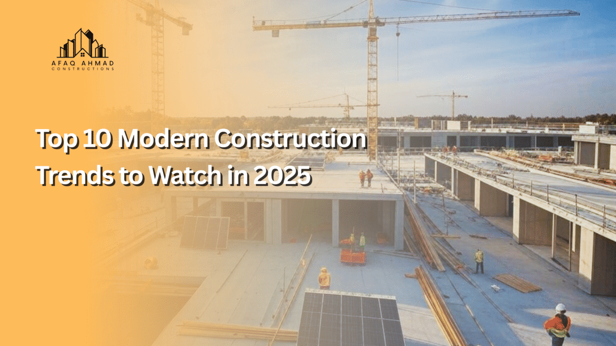 Top 10 Construction Trends 2025 That Will Transform the need